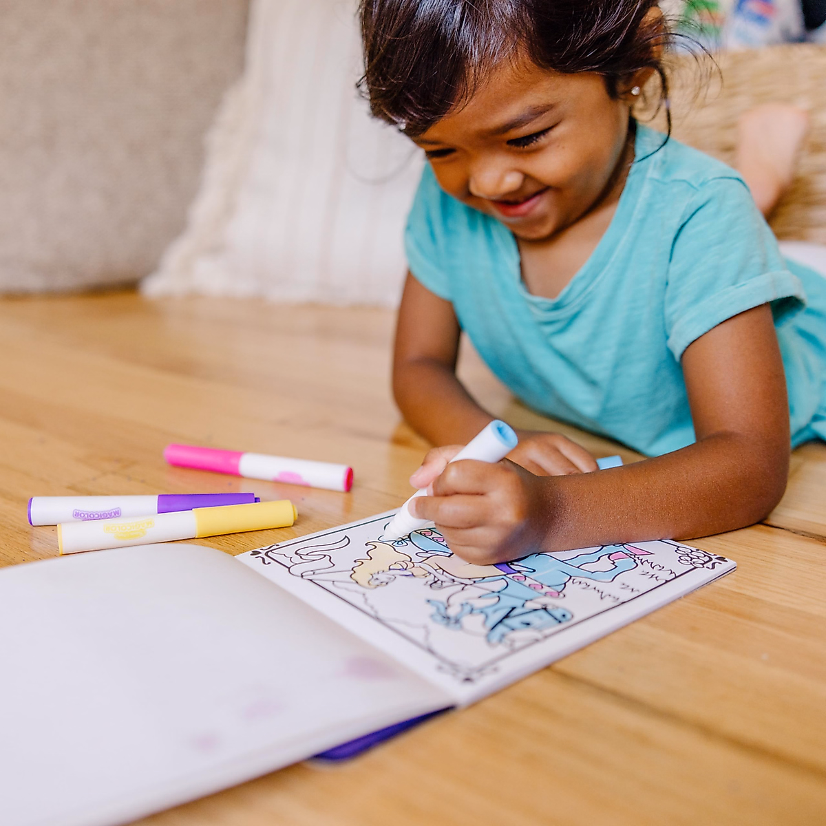 Melissa & Doug On the Go Magicolor Coloring Pad - Princess (18 Pages)