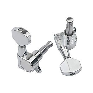 jiuwu 6 pack 6R guitar tuner Chrome Inline Electguitar pickupsric Guitar String Tuning Pegs Keys Machine Heads Tuners