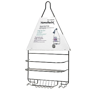 Homebasix SS-SC-25-CH-3L Shower Caddy Small, Chrome