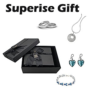 KeaJuidy 4pcs Black Gift Boxes with Lids for Presents, Nested Gift Boxes Set Empty Gift Box for Wrapping Gifts Gift Wrap Boxes for Birthdays, Anniversaries, Weddings, Valentines