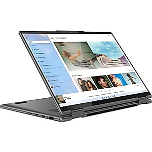 LENOVO 2022 Yoga 7i 2-in-1 Laptop 14in 2.2K Touchscreen Intel EVO Platform 12th Core i5-1235U Iris Xe Graphics 8GB LPDDR5 1TB SSD WiFi 6E Thunderblt4 HDMI Backlit Fingerprint Win 11 w/TLG USB