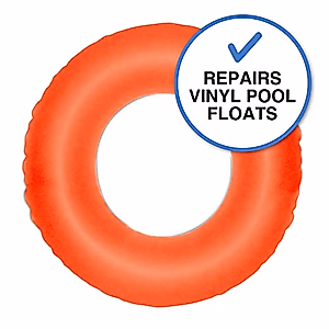 Poolmaster 30279 Wet/Dry Vinyl Liner Pool Patch Repair Kit, 4 Ounce, Blue