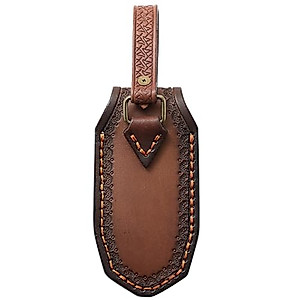 PTILSERY Foldable Knife Storage Case Leather Holsters Belt Foldable Knife Pouches Belt Foldable Knife Holsters Gift for Collector