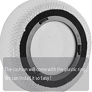 Upgrade VirtuosoXT Gray Thicker Earpads - Ear Cushion Compatible with Corsair Virtuoso RGB Wireless SE/Virtuoso XT Gaming Headset, Breathable, High-Density Noise Cancelling Foam, Added Thickness