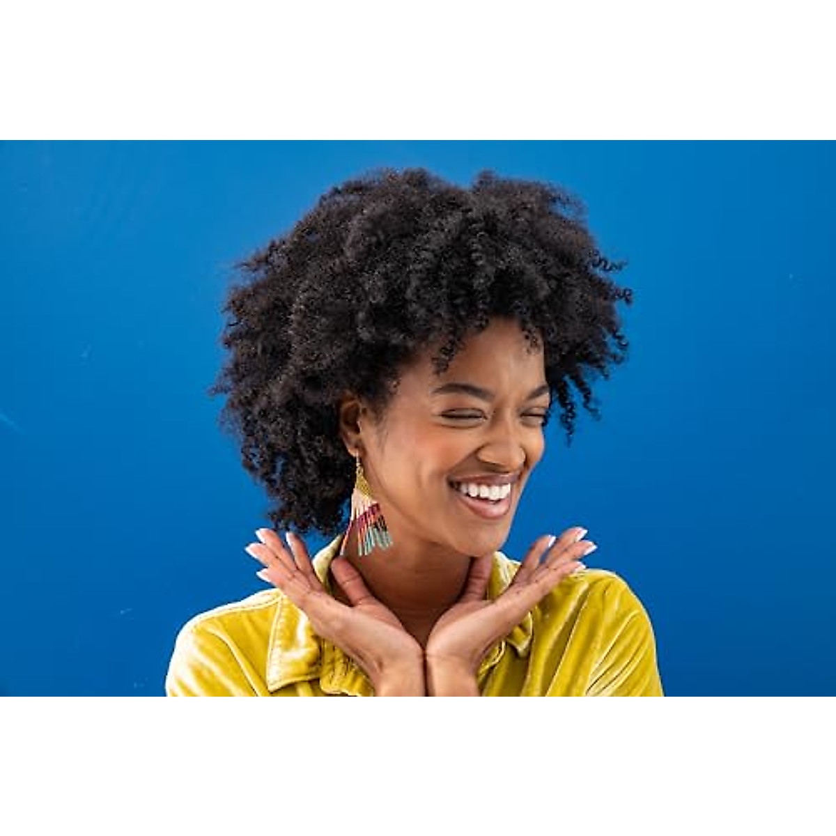 INK+ALLOY Boho Beaded Earrings for Women Dangling, Lennon Seed Bead Medium Fringe Dangle Earrings, Handmade Jewelry for the Modern Bohemian, 3.25-Inch Length (Muted Geometric)