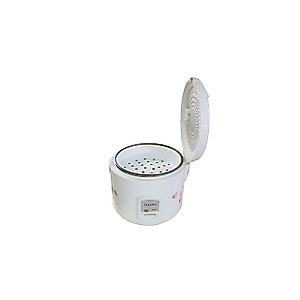TRC-08 Cool Touch 8-Cup Rice Cooker and Warmer with Steam Basket, White