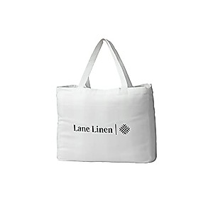 LANE LINEN 100% Cotton Beach Towel with Bag Towels 4 Pack 36"x72" Bath Cabana Stripe Pool Highly Absorbent Large Quick Dry Travel - Blue