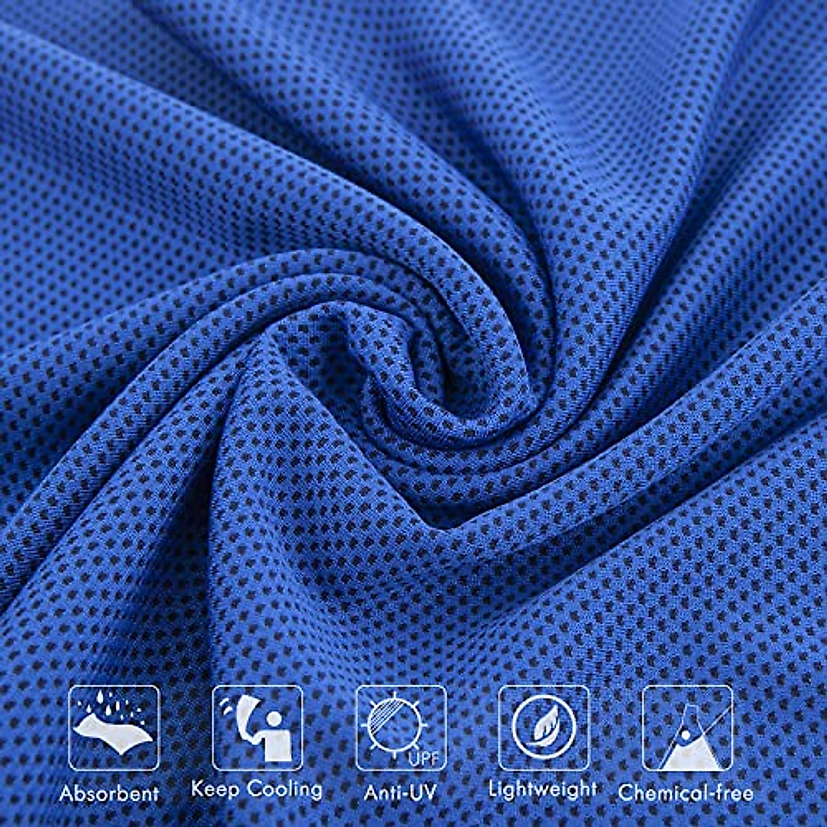 4 Packs Cooling Towel (40"x 12"), Ice Towel, Microfiber Towel, Soft Breathable Chilly Towel Stay Cool for Yoga, Sport, Gym, Workout, Camping, Fitness, Running, Workout & More Activities