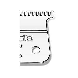 Andis 04850 GTX T-Outliner Stainless Steel Deep Tooth Replacement Blade for Trimmer, Carbon Steel Comfort Edge Blade - Zero Gapped - Polished (Pack of 1)