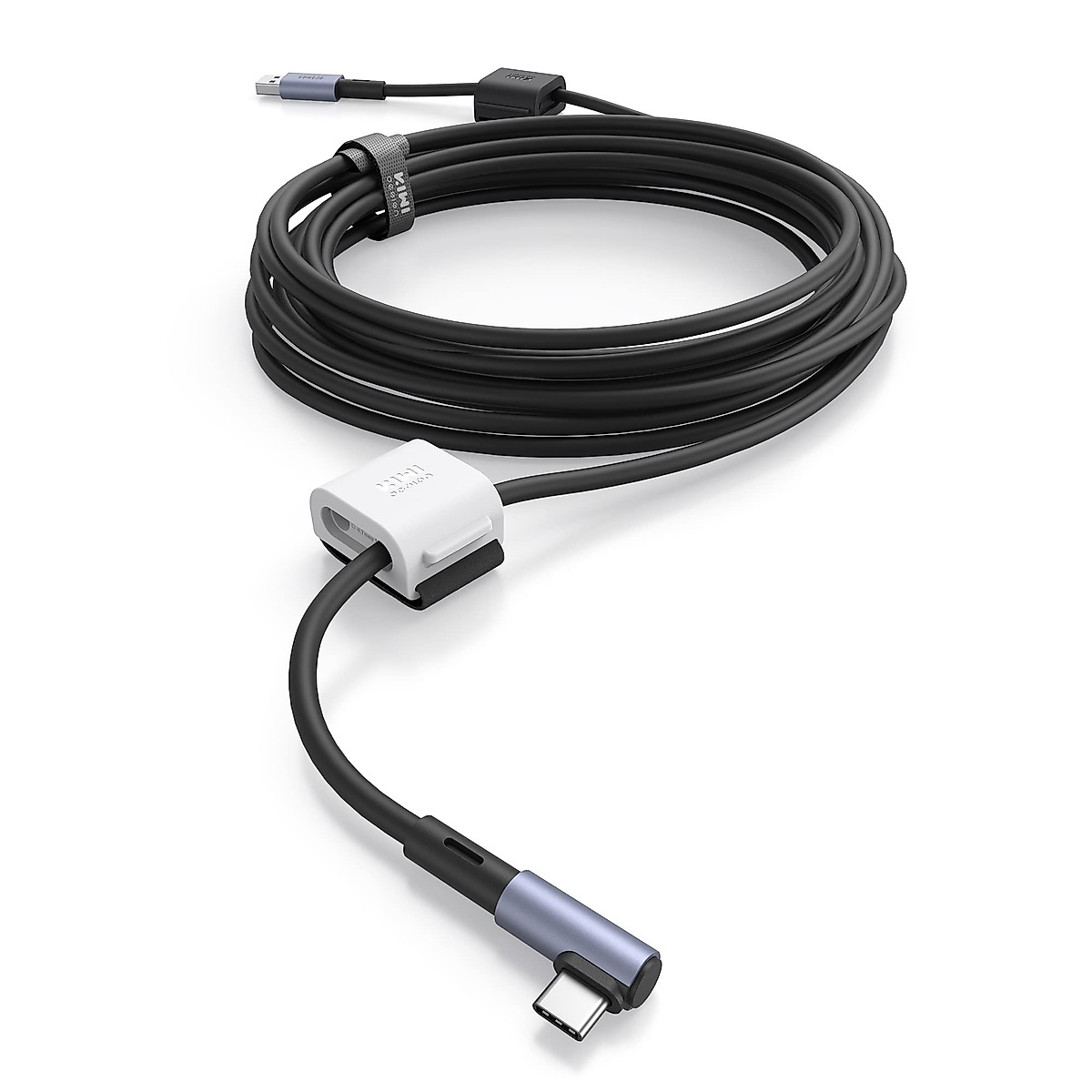 KIWI design Link Cable Compatible with Quest 3S/3/2/1/Pro, and Pico 4, 16FT with Cable Clip, High Speed PC Data Transfer, USB 3.0 to USB C Cable for VR Headset