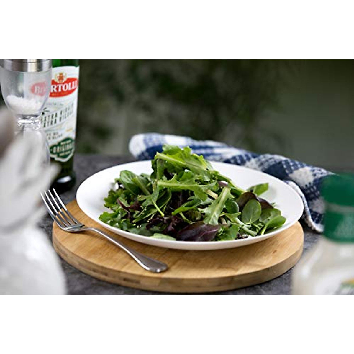 Coza Design- Durable Plastic Plate Set- BPA Free- Set of 6 (White)