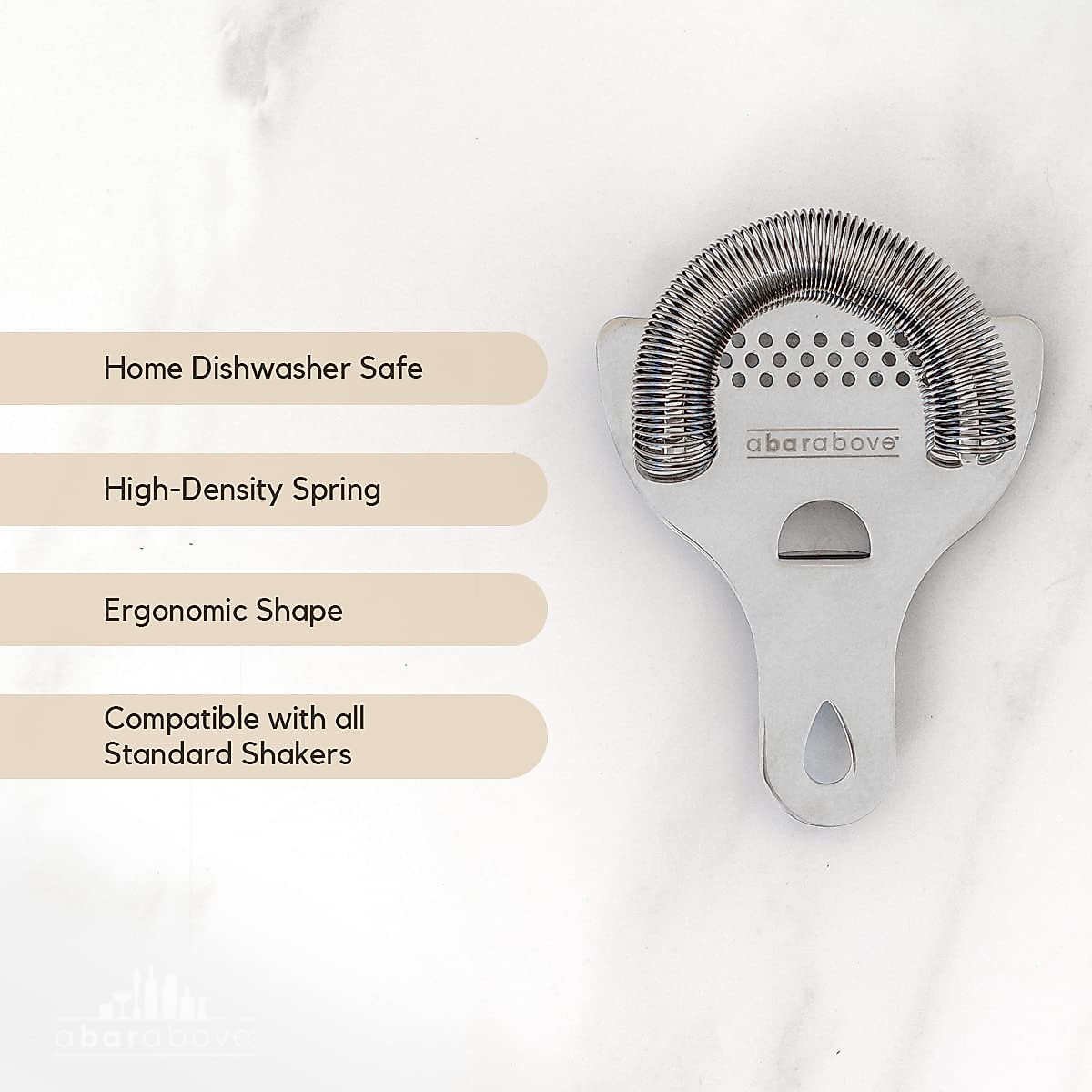 Bar Above Cocktail kit - Finished Japanese & Jigger Hawthorne Strainer