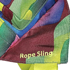 KAVU Original Rope Sling Bag with Adjustable Rope Shoulder Strap - Mountain Fade