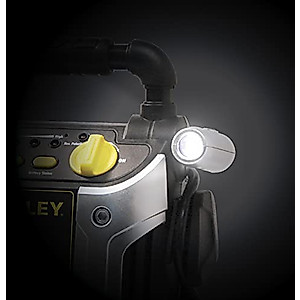 STANLEY J309 Portable Power Station Jump Starter: 600 Peak Amp Battery Booster, 3.1A USB Ports, Battery Clamps