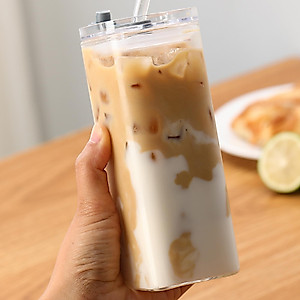 Glass Straw Water Beverage Drinking Glass Texture Glass Drinkware Suitable For Party Decorations