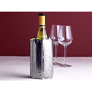 Vacu Vin Active Wine Cooler Silver, Set of 2