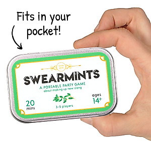 Cheer Up Games Swearmints | The Portable Party Game That Fits in Your Pocket | Unique Gift Idea | 3-5 Players | Ages 14+