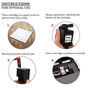 Cartlee 3 Remanufactured High Yield Ink Cartridge Replacement for PG-240XL 240 XL CL-241XL 241 XL PIXMA MX472 MX452 MG3220 MG3520 MX432 MX439 MX512 MG2120 MG3600 MX459 MG3620 MX479 (2 Black, 1 Color)