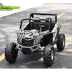 Next Generation 4X4 Upgraded Kids Ride ON CAR Power Wheel Quad Buggy UTV MX Side by Side RZR ATV 24V XL Rubber Tiers