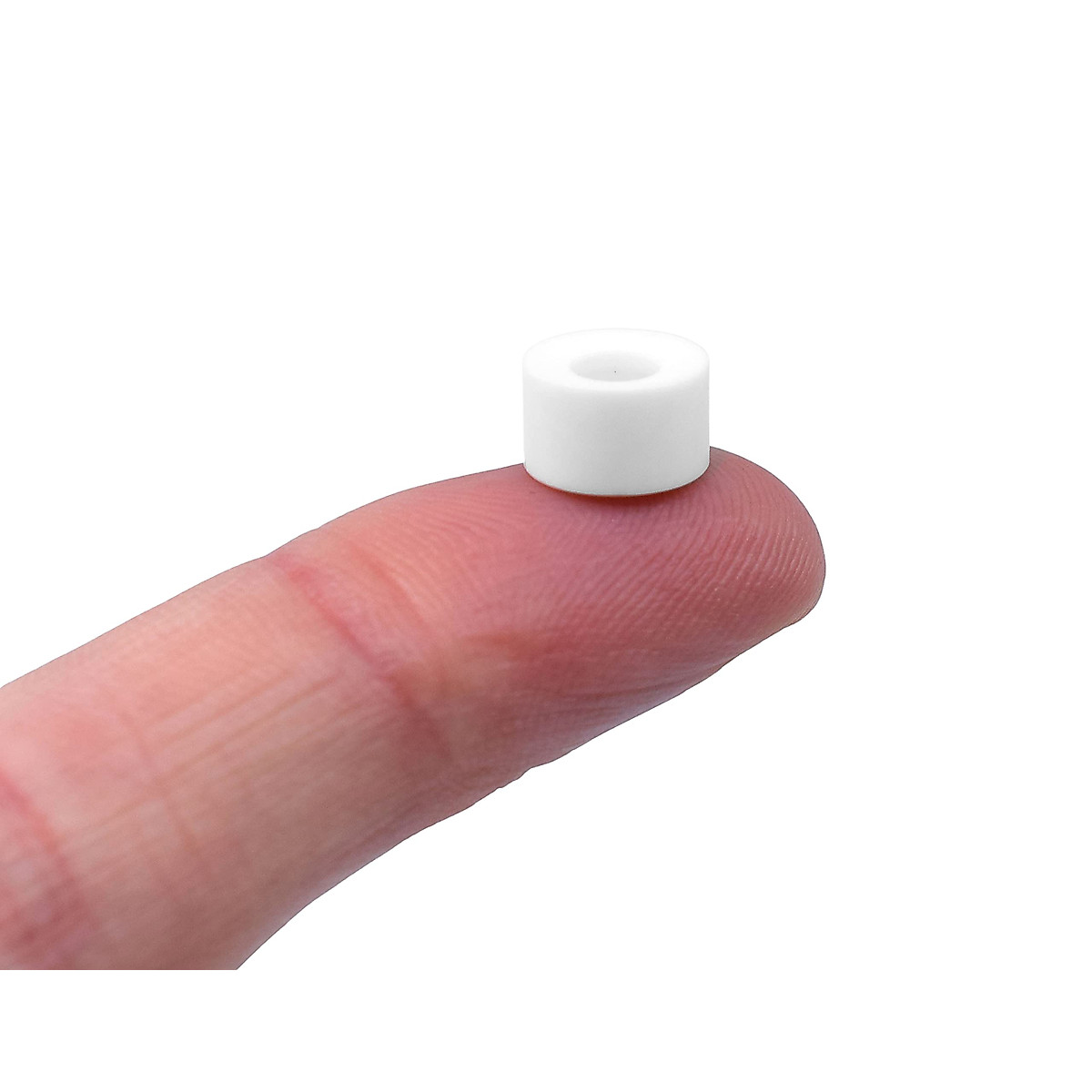 Teak Tuning Apex 71D Urethane Fingerboard Wheels - Cruiser Style, Bowl Shaped, 8.7mm Diameter - ABEC-9 Stealth Bearings - Made in The USA - White Snow Colorway