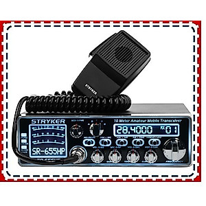 Stryker SR-655 10 Meter Amateur Radio, black