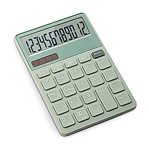 MJWDP Fashion Calculator 12-bit Large Screen Personality Large Calculator Solar Financial Accounting Office Special Calculator (Color : D, Size : 1)