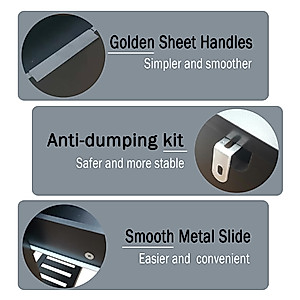 TaoHFE Black Entryway Table with Drawer Modern Wood Narrow Console Table with Storage Hallway Table Sofa Tables for Living Room,Entrance Tables for Front Door Corridor, Office, Black