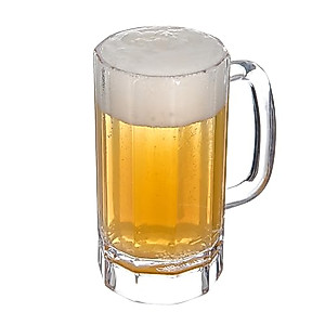 Carlisle FoodService Products 4396507 Lexington Plastic bar Mug, Polycarbonate, Clear, 16 Ounce