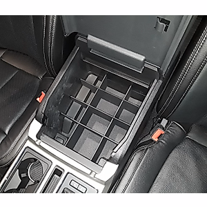 Vehicle OCD - Center Console Organizer for Ford F250 / F350 SuperDuty (2017-2022) and Expedition (2018-2024) (full console w/bucket seats ONLY) - Made in USA