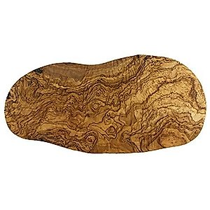 Thirteen Chefs Charcuterie Boards - Large, 12 x 6 Tramanto Olive Wooden Serving Platter for Cheese, Meat and Appetizers - Perfect Dinner Party Board - Kitchen Accessories