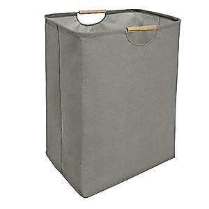 QKELIM Large Laundry Hamper Tall Storage Basket Organization Bin box for Toys Clothes in Laundry Room Bedroom Bathroom College Dorm for Adults Kids