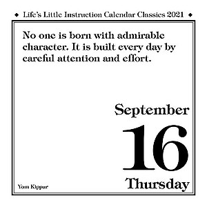Life's Little Instruction 2021 Day-to-Day Calendar