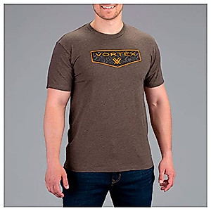 Vortex Optics Shield T-Shirts (Brown Heather, Medium)