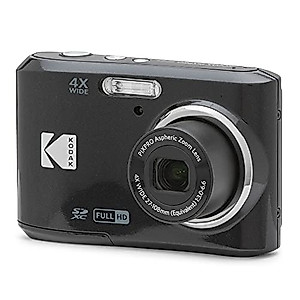 KODAK PIXPRO Friendly Zoom FZ45-BK 16MP Digital Camera with 4X Optical Zoom 27mm Wide Angle and 2.7" LCD Screen (Black)