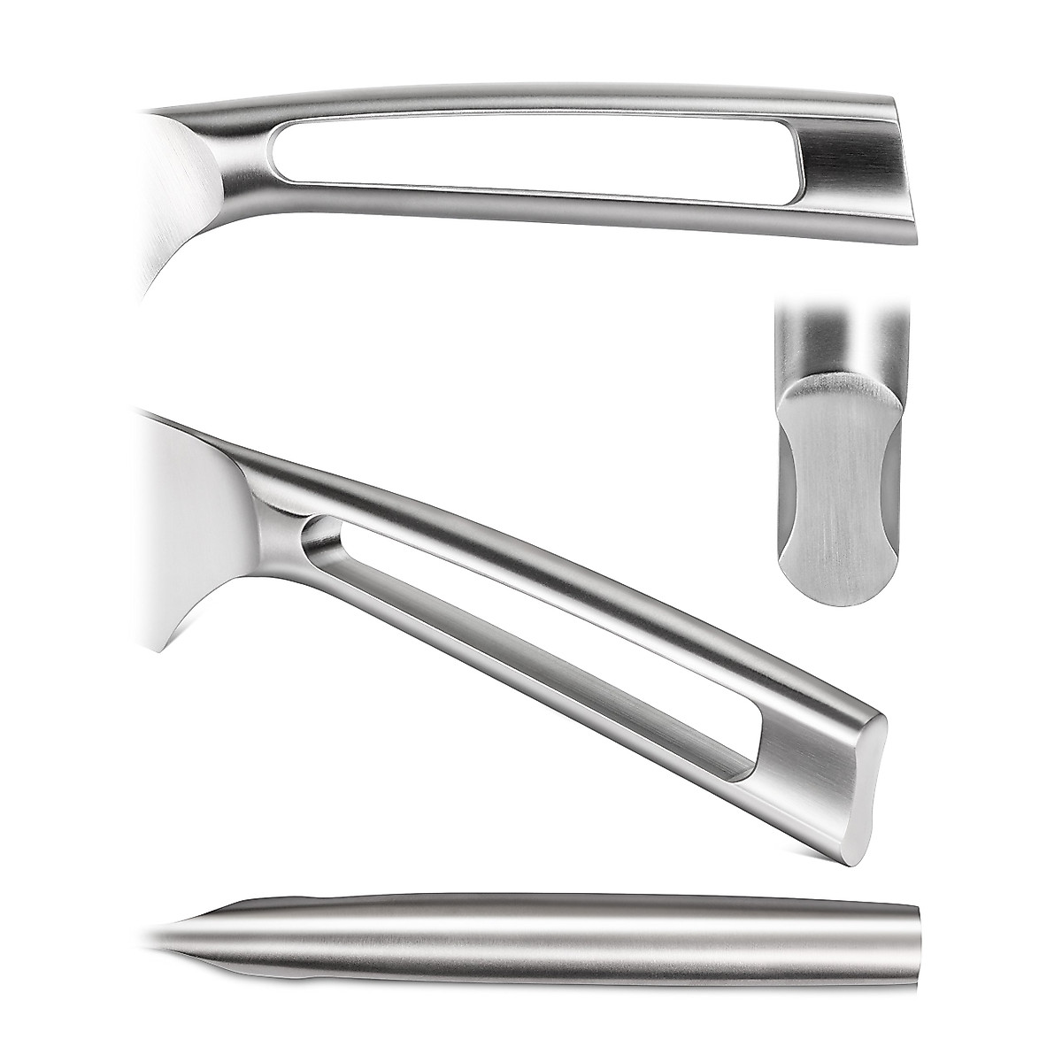 Cangshan TN1 Series 1021967 Swedish 14C28N Steel Forged 14-Piece DENALI Magnetic Knife Block Set, Maple