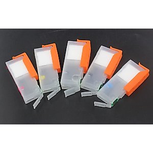UP PGI-280XL CLI281XL Empty refillable Ink Cartridge Compatible for Canon PIXMA TS6120 TS6220 TS6320 TR7520 TR8520 8522 TR8620 TS702 TS9521C TS9520 with Permanent chip