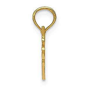 IceCarats 14K Yellow Gold Cessna Plane Necklace Charm Pendant 14mm x 19mm Only