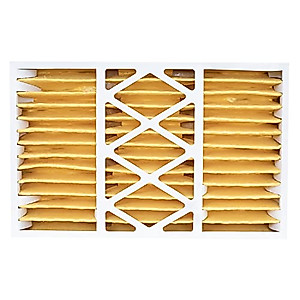 Filterbuy 16x25x5 Air Filter MERV 11 Allergen Defense (2-Pack), Pleated HVAC AC Furnace Air Filters Replacement for Honeywell FC100A1029, Lennox X6670, Carrier P102-1625, Air Kontrol, Bryant, Day & Night, and Payne (Actual Size: 15.75 x 24.75 x 4.38)