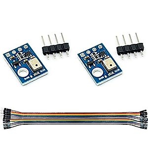 DAOKI 2Pcs Temperature and Humidity Sensor Module AHT10 Measurement Module High Precision I2C Communication Replace DHT11 SHT20 AM2302 with Dupont Cable