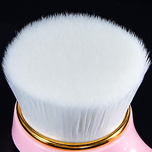 Beomeen 2 Pack Soft Bristle Facial Cleansing Brush for Deep Pore Cleaning, Face Exfoliating Scrub Brush for Face Cleansing Skincare Massaging (Pink and Jade White)