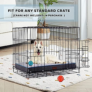 SunStyle Home Dog Bed for Large Dog Bed Small Dog Bed L Dog Bed Up to 50/75/100lbs Orthopedic Egg Crate Foam