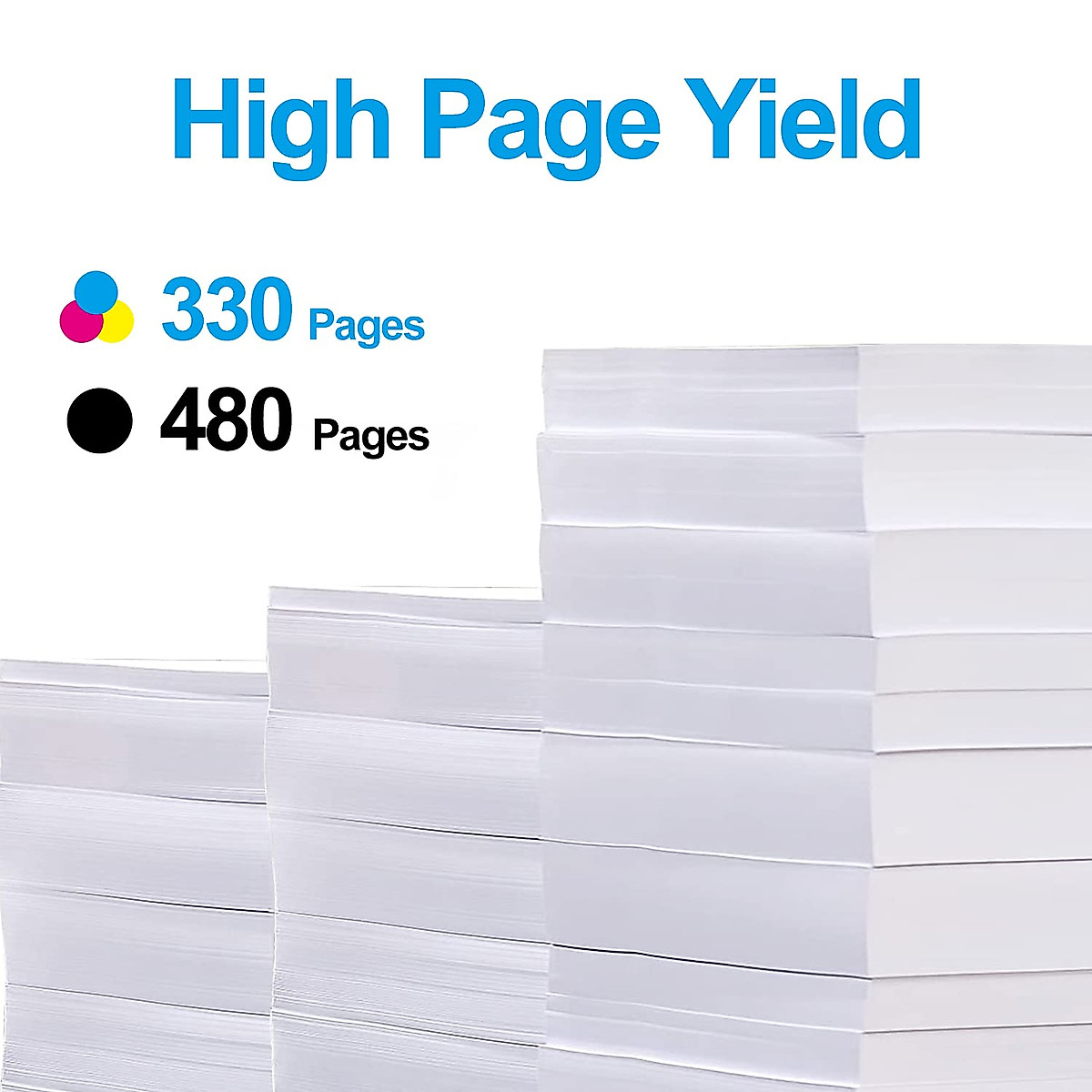 VAKER Remanufactured Ink Cartridge 61 Replacement for HP 61XL 61 for HP Envy 4500 5530 5534 5535 Deskjet 1000 1055 1056 1010 1510 1512 2540 3050 Officejet 2620 2621 4630 Printer (1 Black 1 Tri-Color)