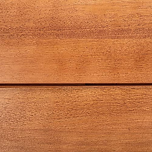 SAFAVIEH Outdoor Collection Deacon Acacia Wood Cushion 4-Piece Conversation Patio Set with Accent Pillows PAT7050E, Navy/Natural