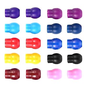 Mikikit Replacement Stethoscope Ear Tips Earpieces Soft Ear Plugs Earbuds Universal Earplugs Ear Tips Stethoscope Accessories 10 Pairs