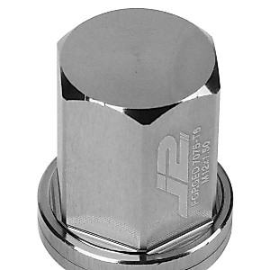 J2 Engineering 7075 Aluminum Silver M12 x 1.5 20Pcs L: 35mm Close End Lug Nut w/Socket Adapter