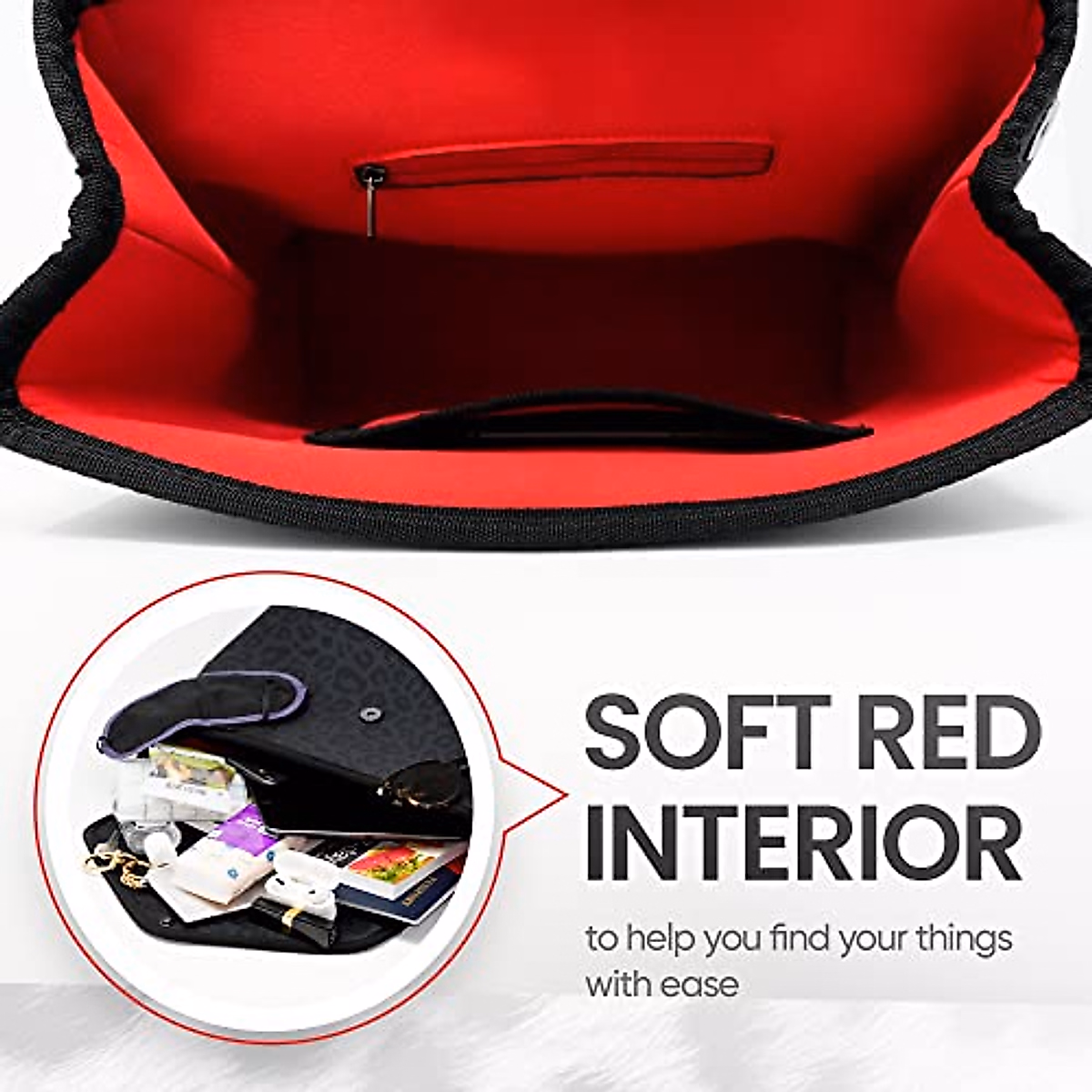 Cris Tassel Neoprene Tote Bag for Women - Crossbody Purse and Shoulder Bag - Neoprene Bag Leopard Print - Interchangeable Tassel Colors - Multipurpose Travel Purse, Beach Bag, Gym Bag, Pool Bag