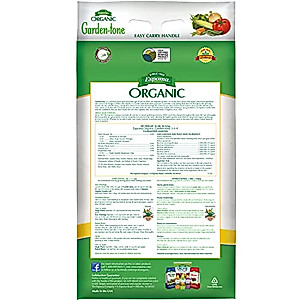 Espoma Organic Garden-Tone 3-4-4 Organic Fertilizer for Cool & Warm Season Vegetables and Herbs. Grow an Abundant Harvest of Nutritious and Flavorful Vegetables – 18 lb. Bag