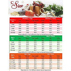 Ekouaer Christmas Pajamas for Family Matching Pj Sets Womens Mens Kids Pjs Long Sleeve Sleepwear Lounge Sets Outfits