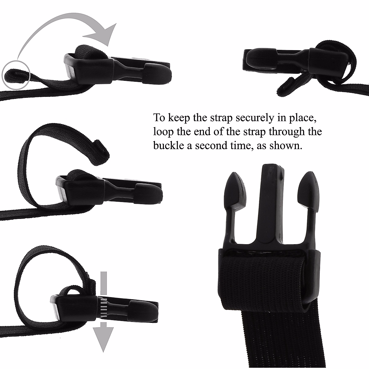 Mandala Crafts Car Backseat Organizer Kick Mat Back Seat Protector for Kids, Black, Pack of 2