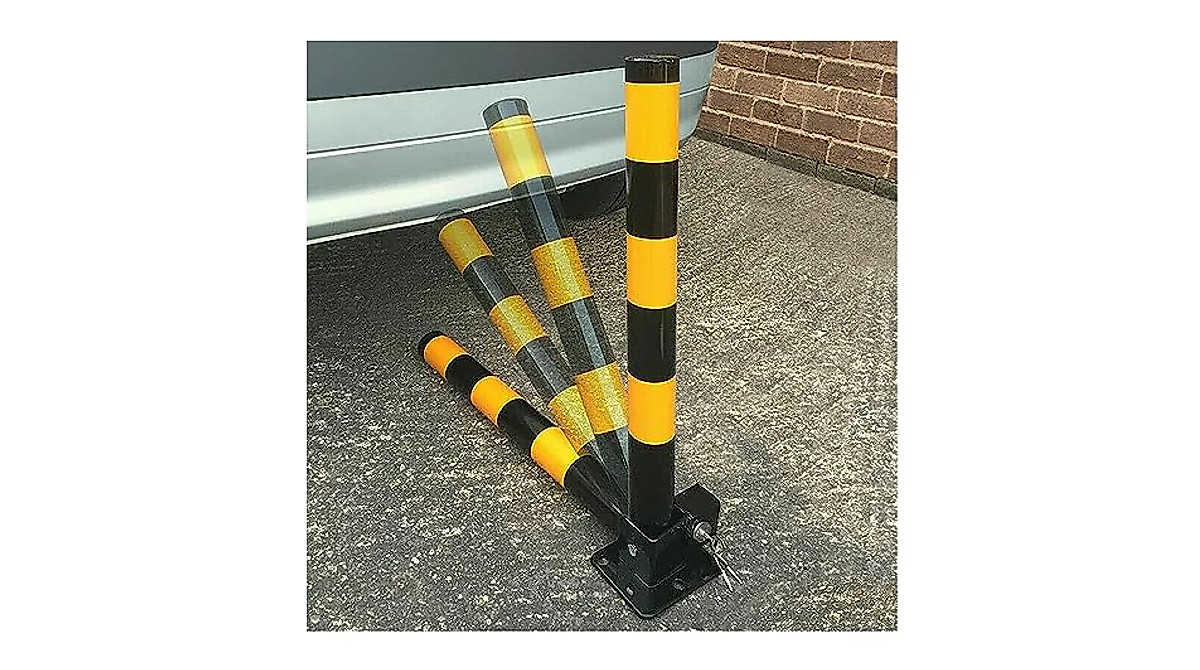 High Visibility Lockable Car Parking Bollard for Driveways